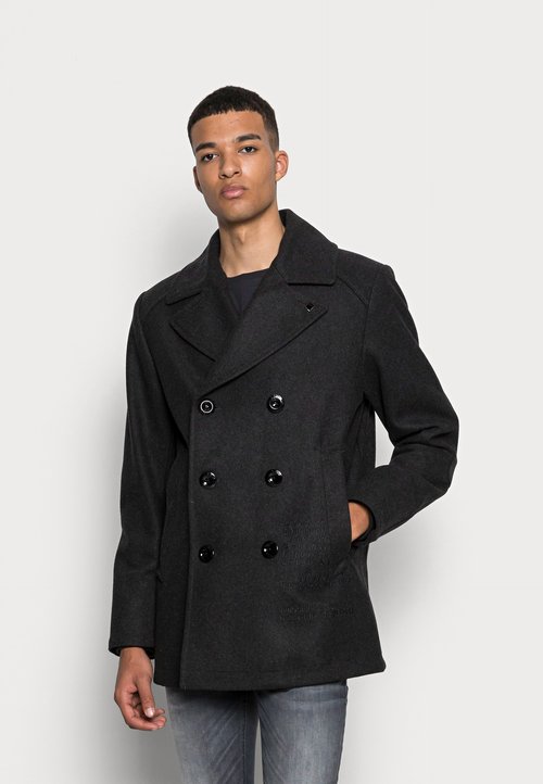 Pier One Halflange jas - black/zwart - Zalando.be