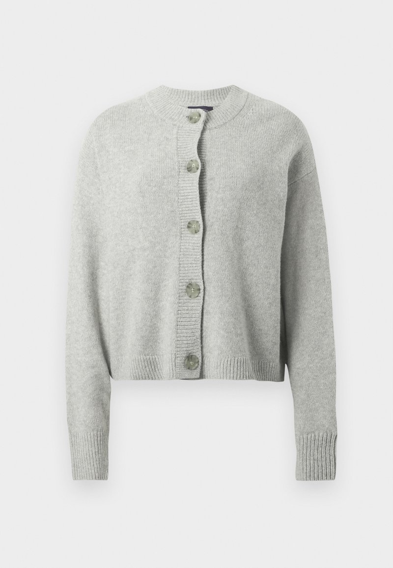 GAP CREW - Strickjacke - grey heather/grau - Zalando