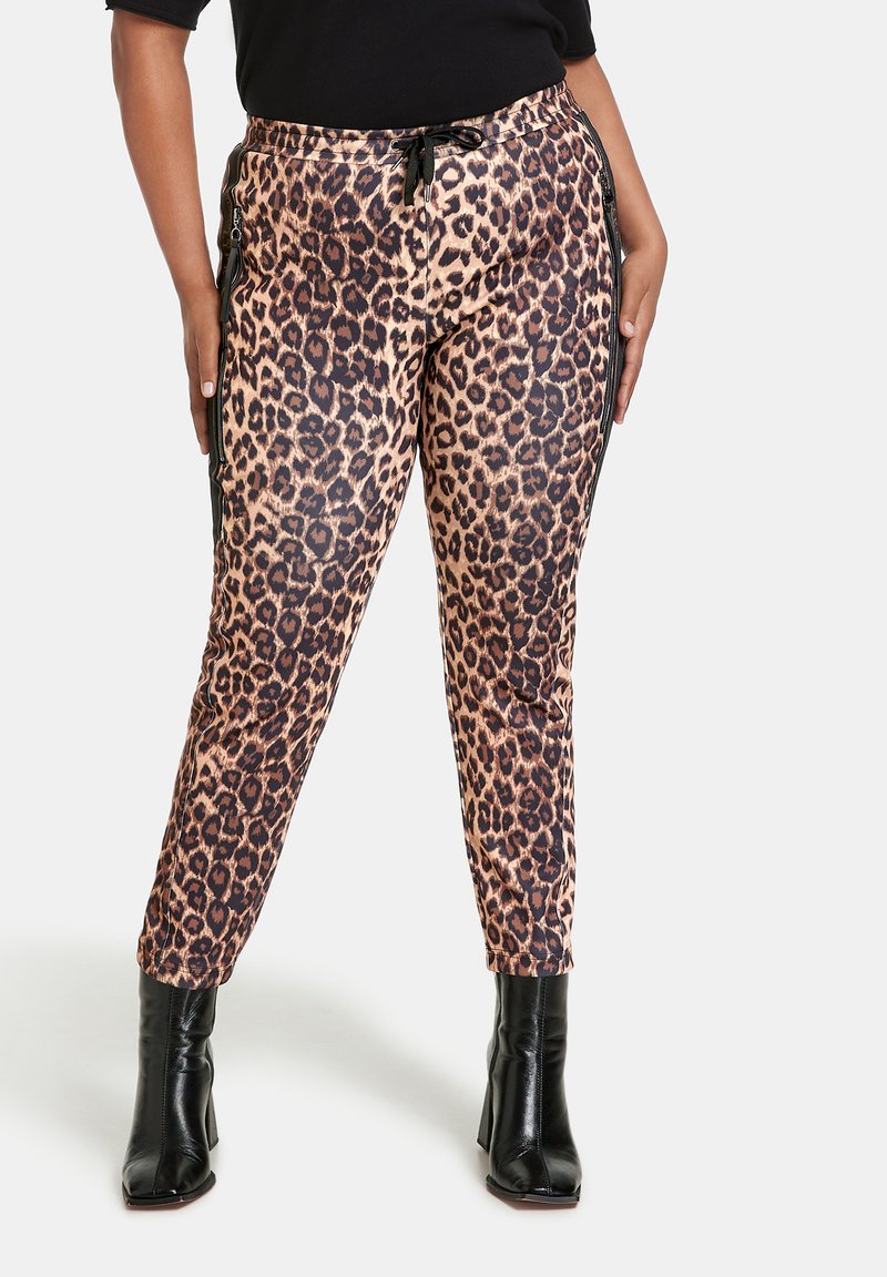 Samoon Spodnie treningowe/jasnobrązowy - Zalando.pl