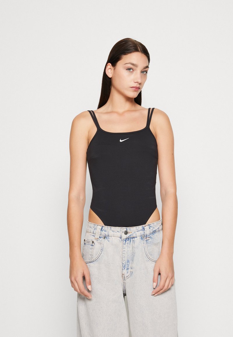 Nike Sportswear BODYSUIT CAMI - Top - black/sail/nero - Zalando.it