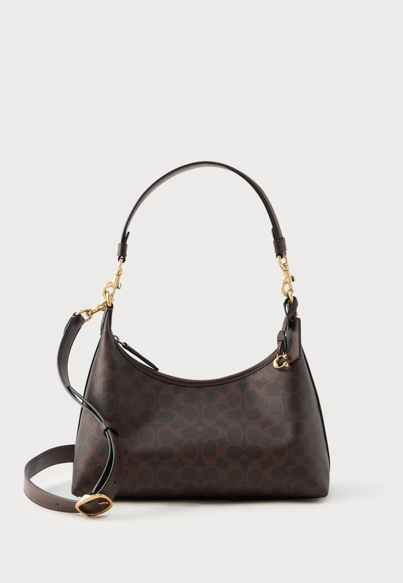 COACH SIGNATURE JULIET SHOULDER - Sac à main - maple/marron foncé - ZALANDO
