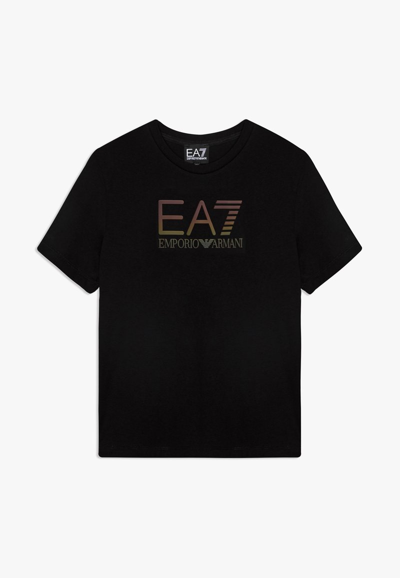 EA7 Emporio Armani UNISEX - Print T-shirt - black - Zalando