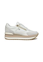 Geox D NEW KENCY - Sneakers basse - white off white/bianco - Zalando.it