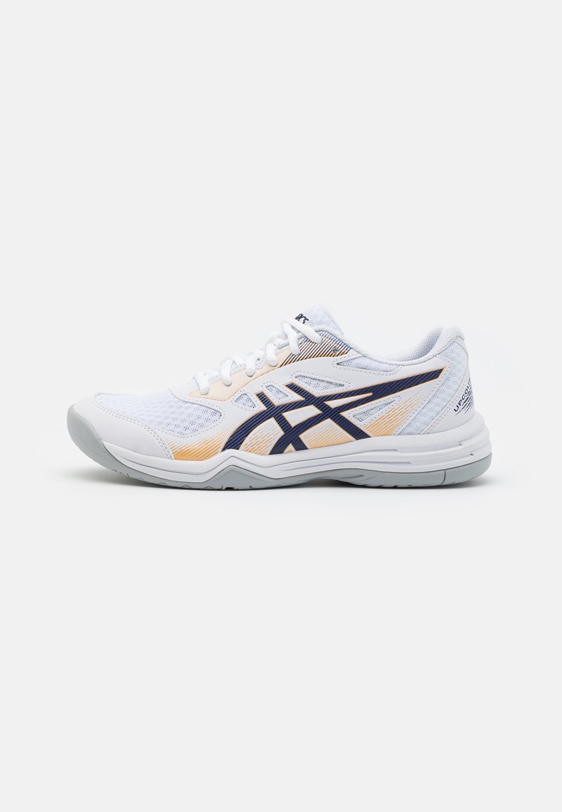 ASICS UPCOURT 5 - Chaussures de volley - white/peacoat/blanc - ZALANDO.BE