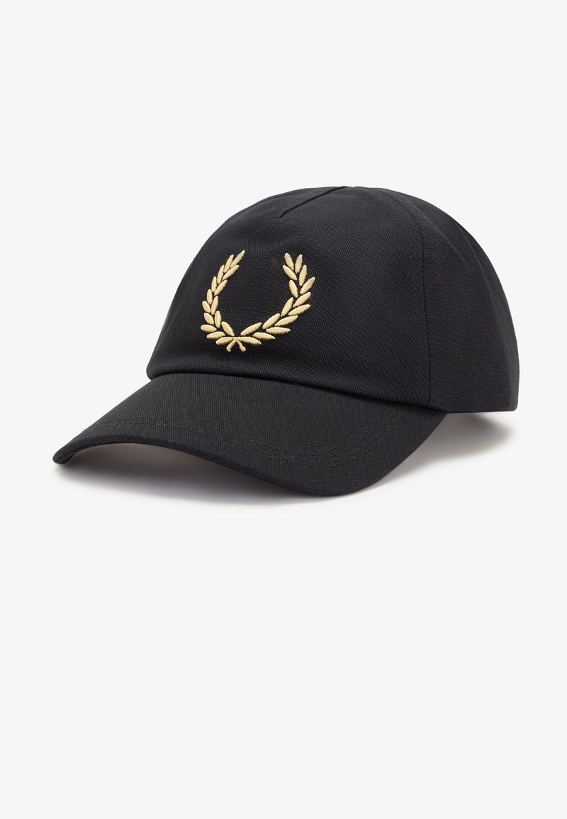 Fred Perry BOLD BRANDING UNISEX - Cap - black/champagne/black - Zalando ...