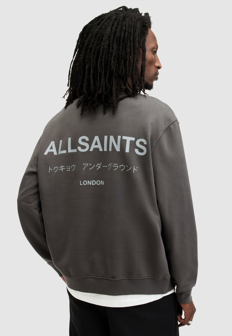 AllSaints Sweatshirt - shaded grey/dunkelgrau - Zalando.de