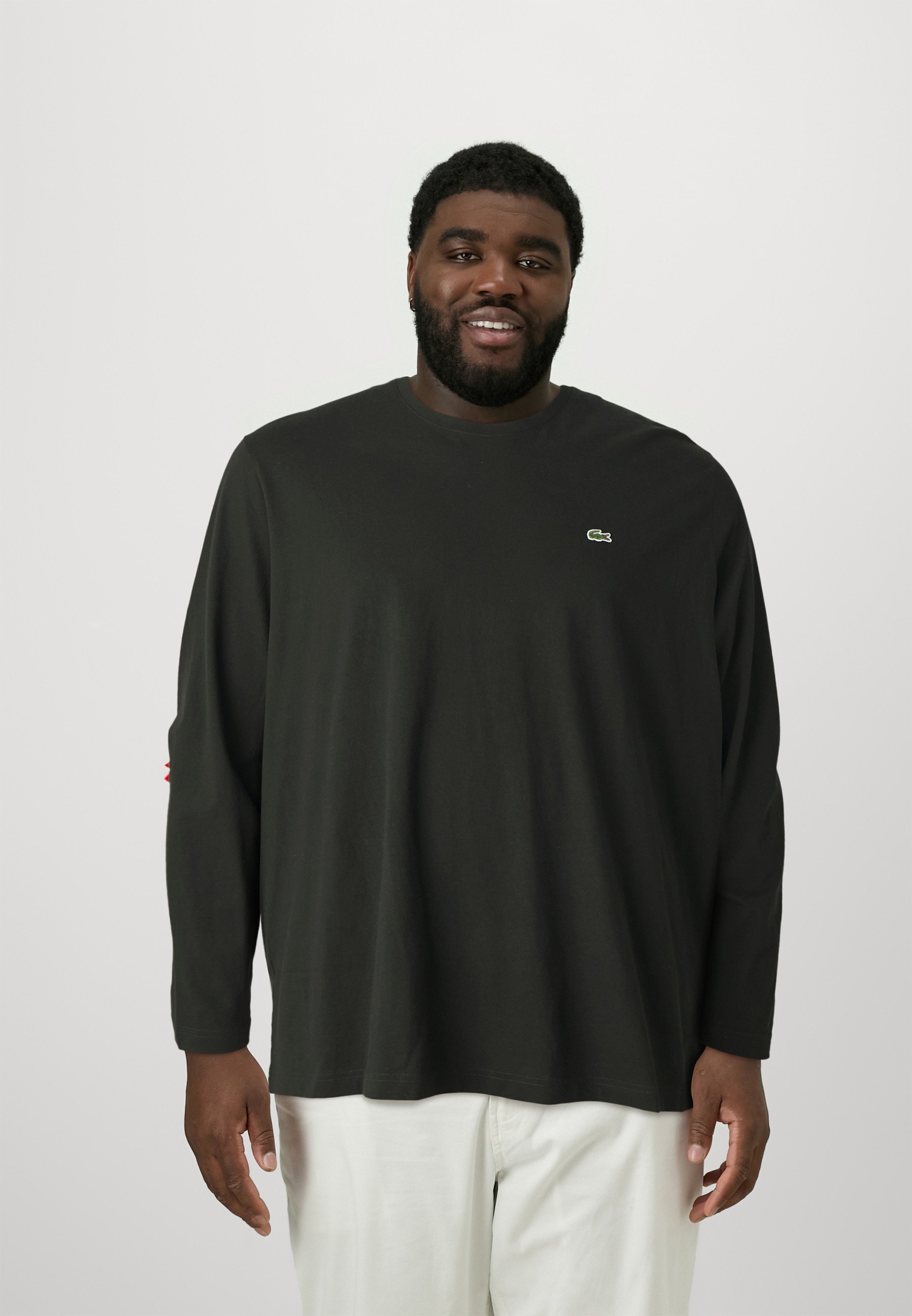 Lacoste T shirt a manches longues black noir ZALANDO.FR