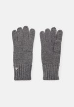 Lauren Ralph Lauren CORE GLOVE - Fingerhandschuh - medium grey heather/grau - Zalando.ch