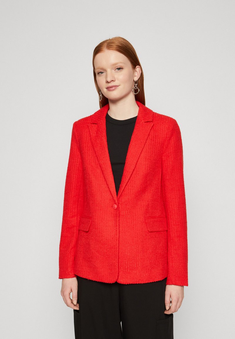 ONLY ONLPINKO AILIS BOU FIT - Blazer - flame scarlet/rød - Zalando.dk