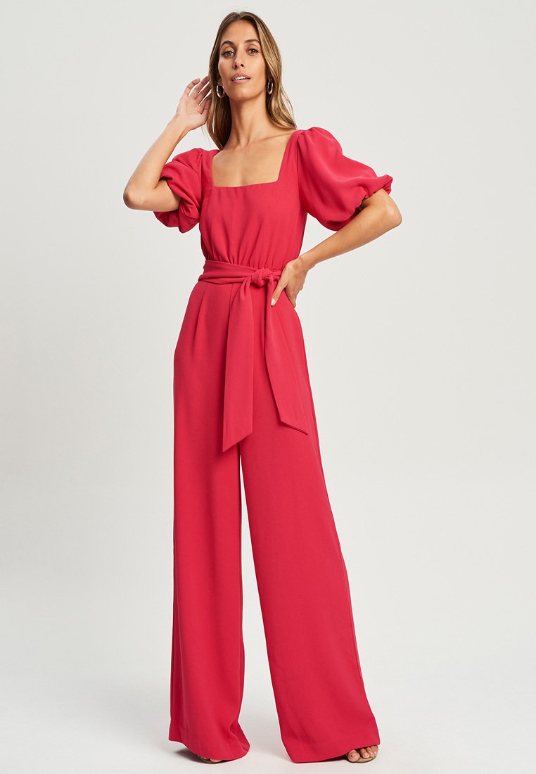 TUSSAH ALANA - Jumpsuit - hot pink/light pink - Zalando.de