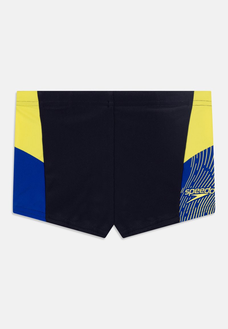 Speedo BOYS DIVE AQUASHORT - Plavky - true navy/lemon drizzle/tmavě ...