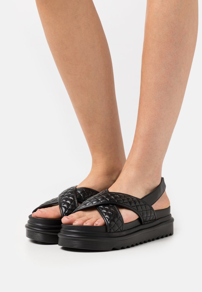 Glamorous Sandále na platforme - black/čierna - Zalando.sk