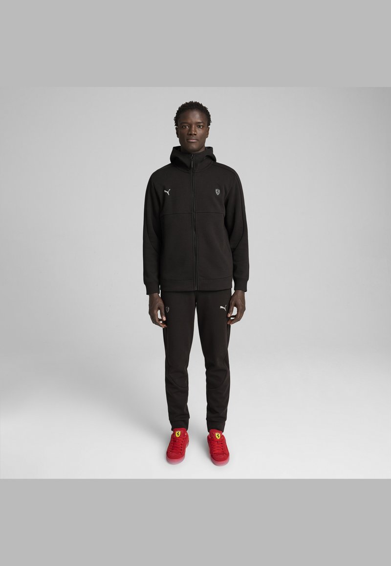 Puma SCUDERIA FERRARI STYLE - Zip-up sweatshirt - black - Zalando.ie