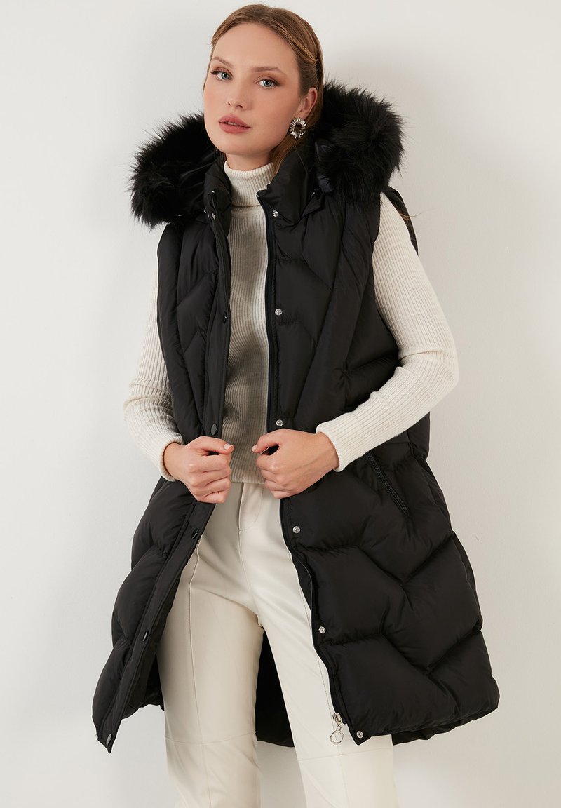 LELA REGULAR FIT - Weste - black/schwarz - Zalando.at