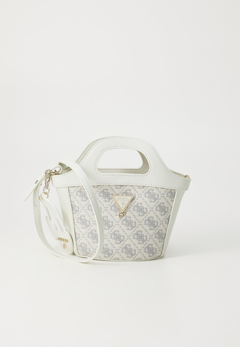 Guess MINI TOTE BAG - Handtasche - cream white/offwhite - Zalando