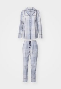 Triumph BOYFRIEND CHECKS - Pyžamová sada - blue/light combination/modrá ...