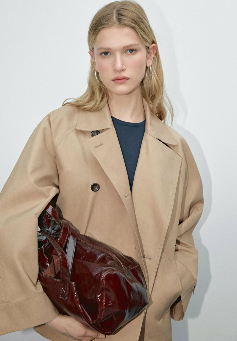 Massimo Dutti Kurtka wiosenna/wielbłądzi - Zalando.pl