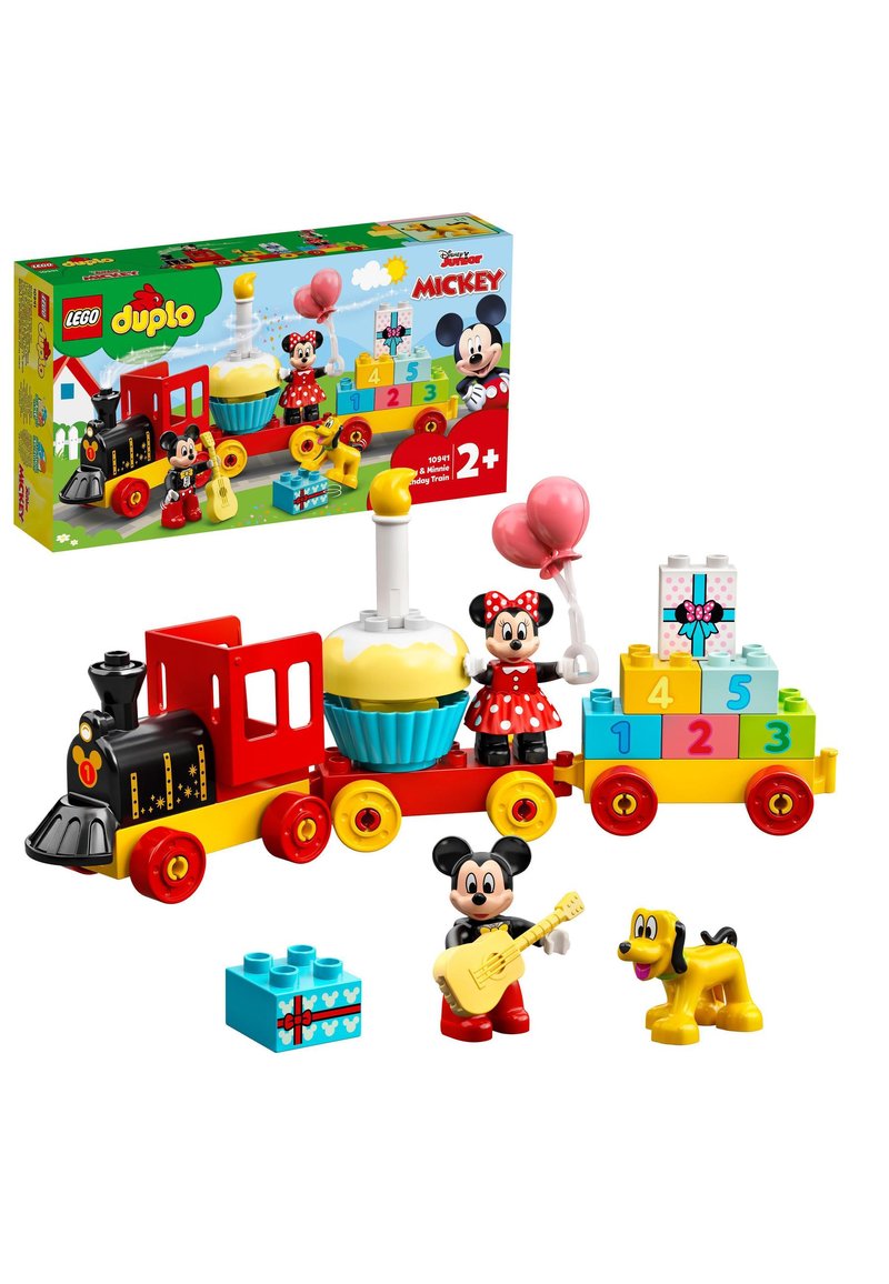 LEGO 10941 DUPLO DISNEY MICKEY & MINNIE BIRTHDAY TRAIN TOY FOR TODDLERS ...