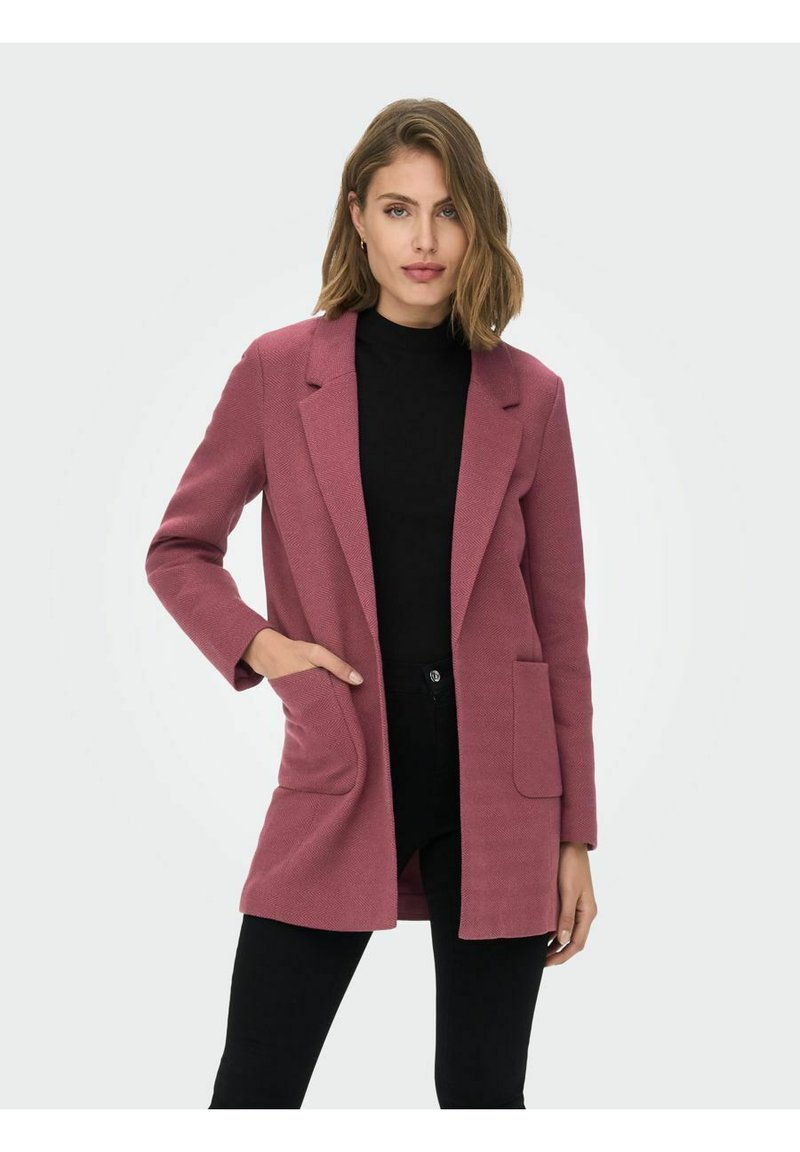 ONLY BAKER LINEA L/S CC PNT - Kurzmantel - windsor wine/rot - Zalando.ch