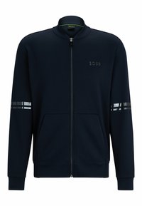 BOSS SAMOO MIRROR - Sweatjacke - dark blue two/dunkelblau - Zalando.de