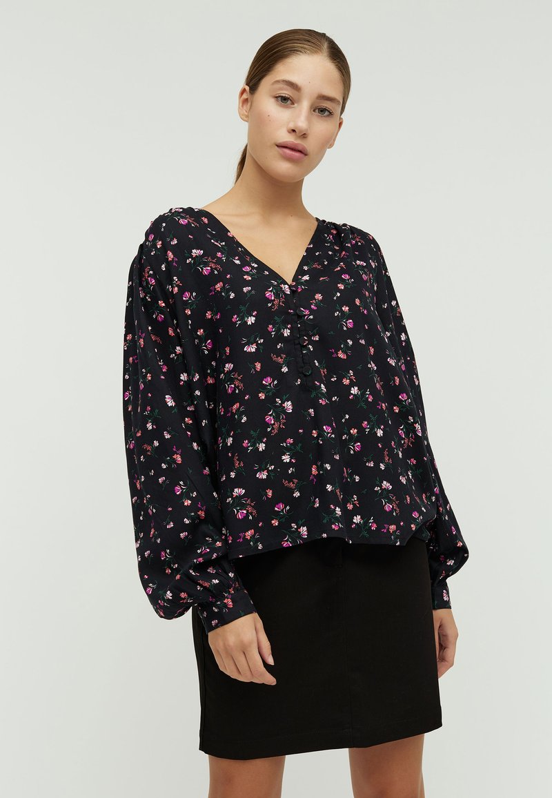 mbyM NALANI-M - Bluse - luprija print/schwarz - Zalando.at
