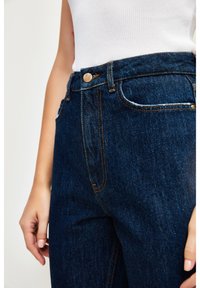 adL WIDE LEG - Jeans Straight Leg - navy blue/dunkelblau - Zalando.de