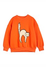 Mini Rodini ANGRY CAT APPLICATION UNISEX - Sweatshirt - orange ...