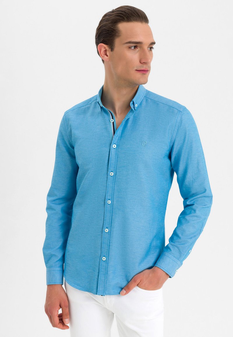 Felix Hardy CASUAL SLIM FIT - Chemise - turquoise - ZALANDO.FR