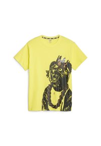 Puma FRANCHISE - T-shirt con stampa - lemon meringue/giallo - Zalando.it