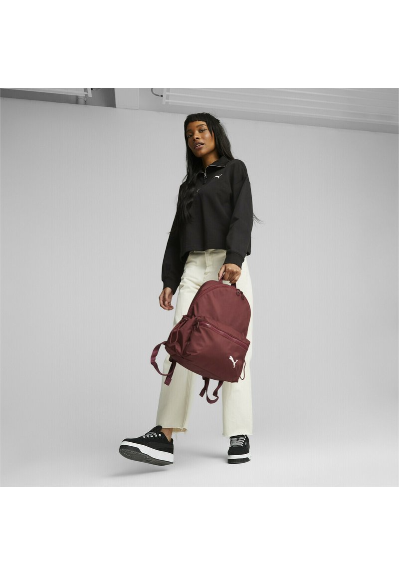 Puma CORE HER - Tagesrucksack - dark jasper/rot - Zalando.ch