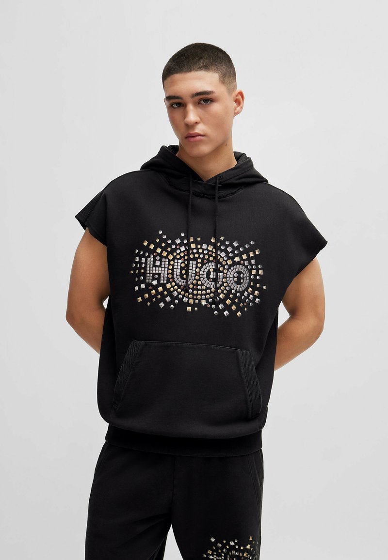 HUGO DOOK - T-shirt print - black one/zwart - Zalando.nl