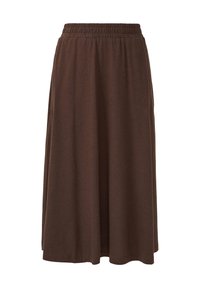 s.Oliver MIDI MIT EINGRIFFTASCHEN - A-Linien-Rock - mokka/dunkelbraun - Zalando.at