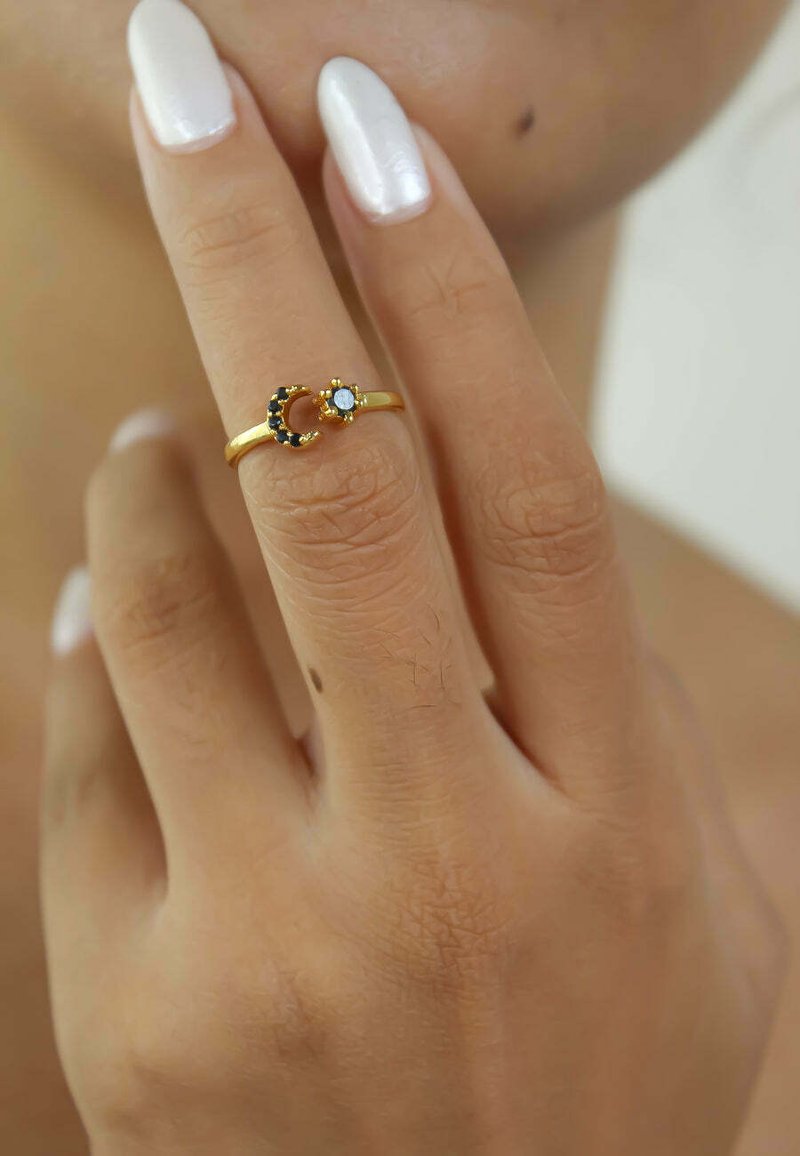 Bombay Sunset PRATO CRESENT - Ring - black - Zalando.de
