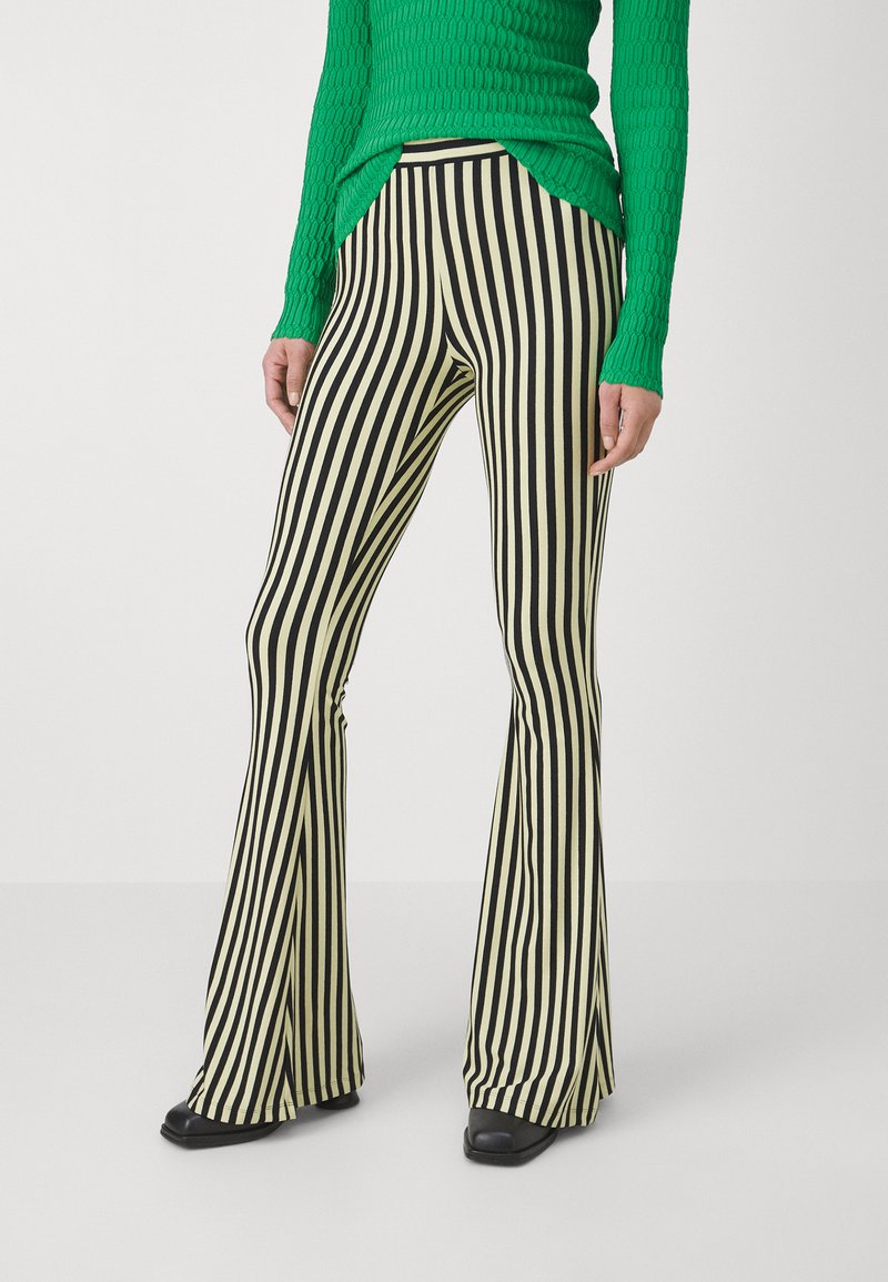 Stieglitz ERICA FLARED - Bukse - yellow/flerfarget - Zalando.no