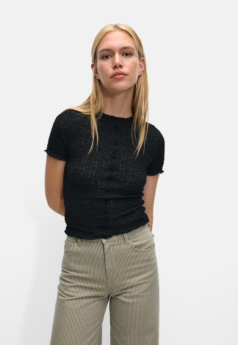 PARFOIS - T-shirt basic/czarny - Zalando.pl
