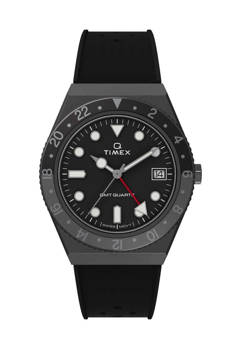 Timex Q Timex® GMT - Ure - black/sort - Zalando.dk