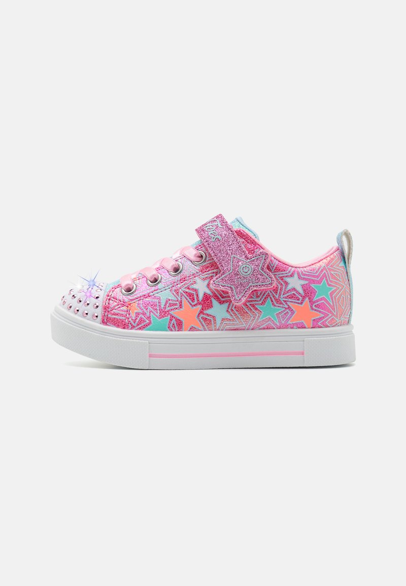 Skechers TWINKLE SPARKS - Sneaker low - pink/multi-coloured/pink ...