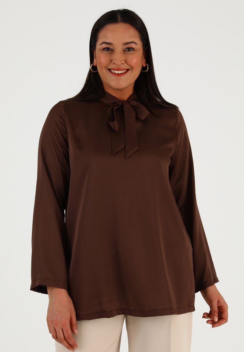 Modanisa ALIA - Blouse - brown/marron - ZALANDO.FR