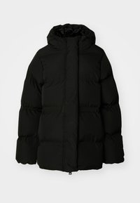 Weekday WAISTED PUFFER JACKET - Winter coat - black - Zalando.co.uk