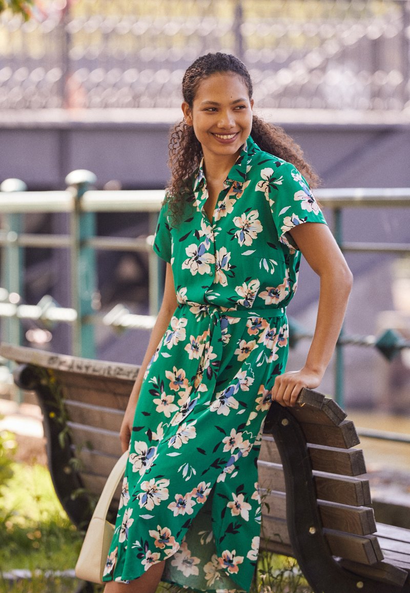 Anna Field Blousejurk - green/pink/groen - Zalando.nl