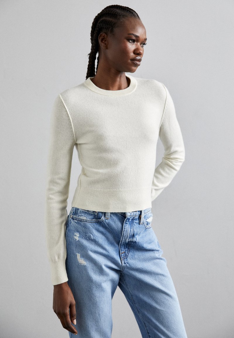Filippa K INSIDE OUT - Jumper - ivory/off-white - Zalando.ie