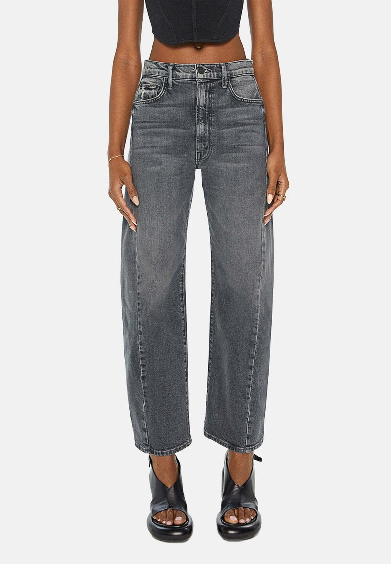 Mother PIPE FLOOD OUTTA SIGHT - Jeans a sigaretta - grigio - Zalando.it