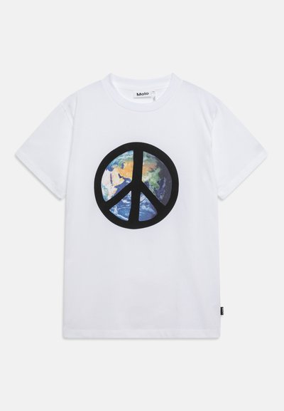 Molo ROXO UNISEX - T-Shirt print - peace chart/weiß - Zalando.ch