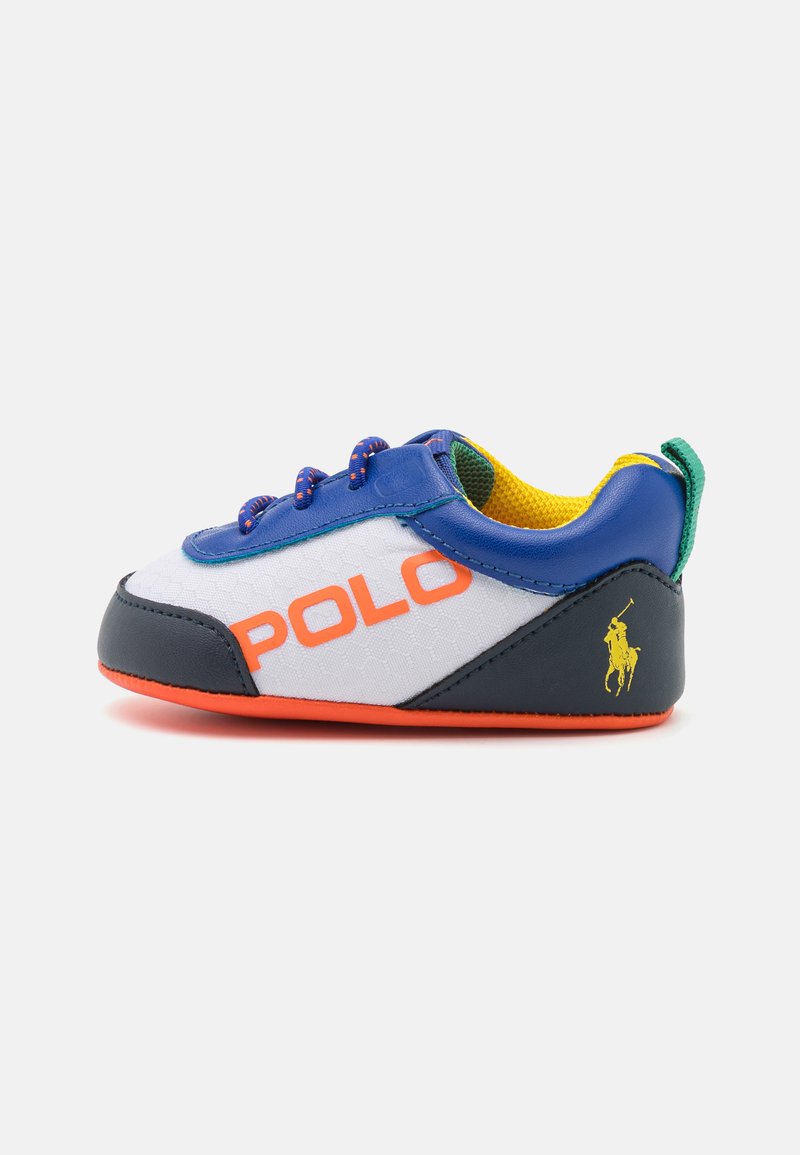 Polo Ralph Lauren TECH RACER LAYETTE UNISEX - First shoes - white/navy ...
