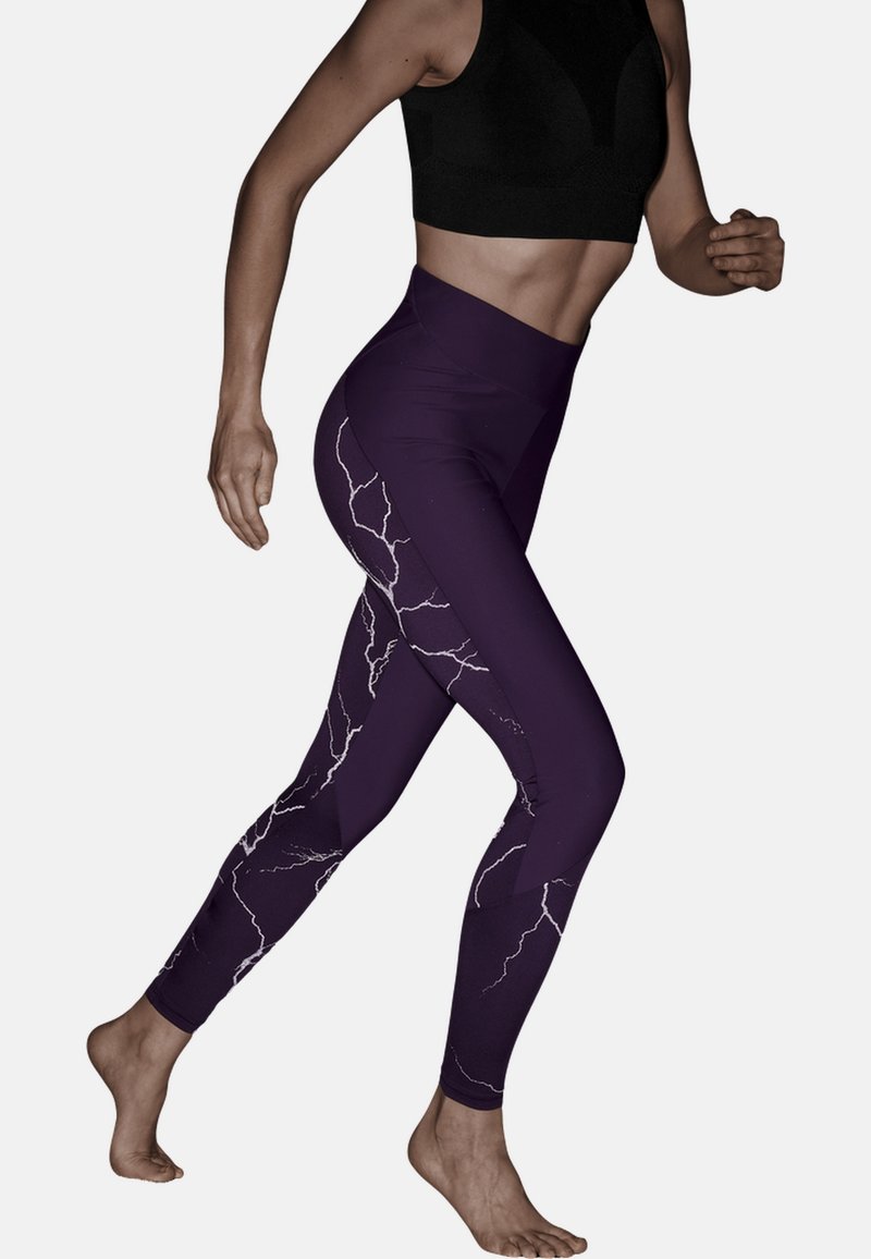 CEP REFLECTIVE TIGHTS RUNNING WOMEN - Tights - purple/lila - Zalando