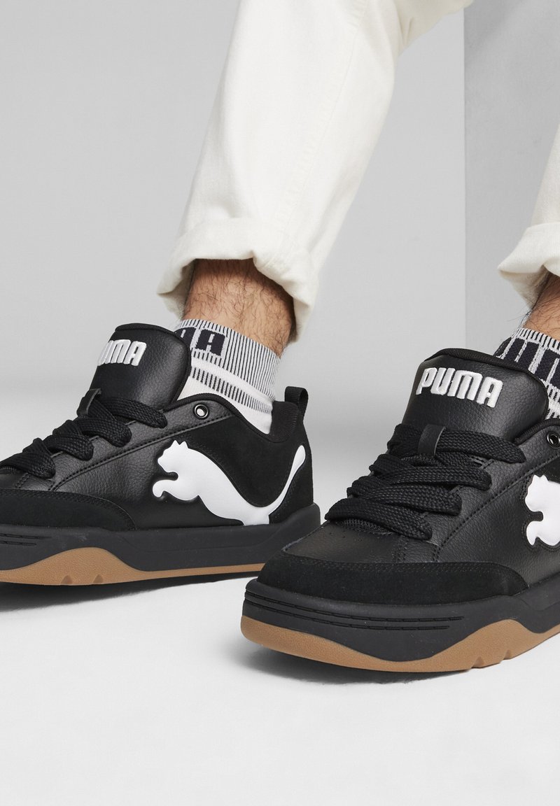 Puma PARK LIFESTYLE - Sneakers - black white/svart - Zalando.se