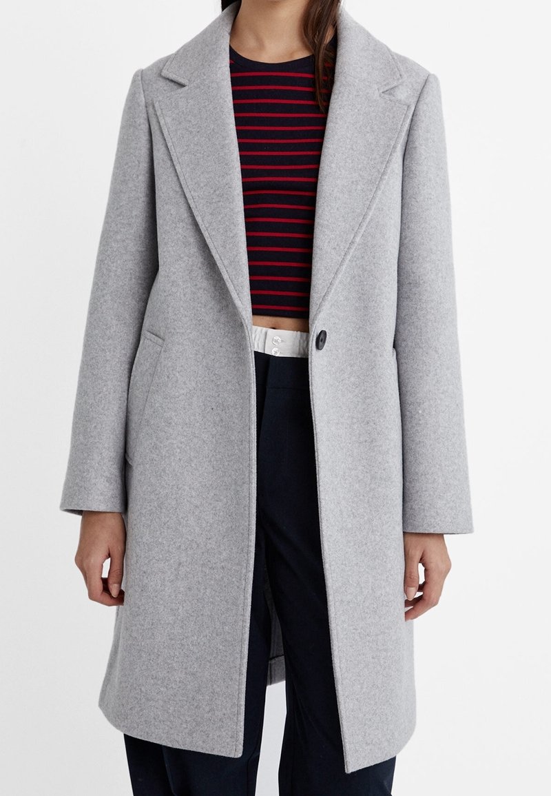 Stradivarius Klassischer Mantel - grey/grau - (Pre-owned) - Zalando.de