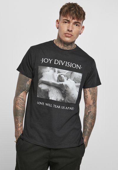 Merchcode DIVISON UP - T-shirt print - black/zwart - Zalando.be