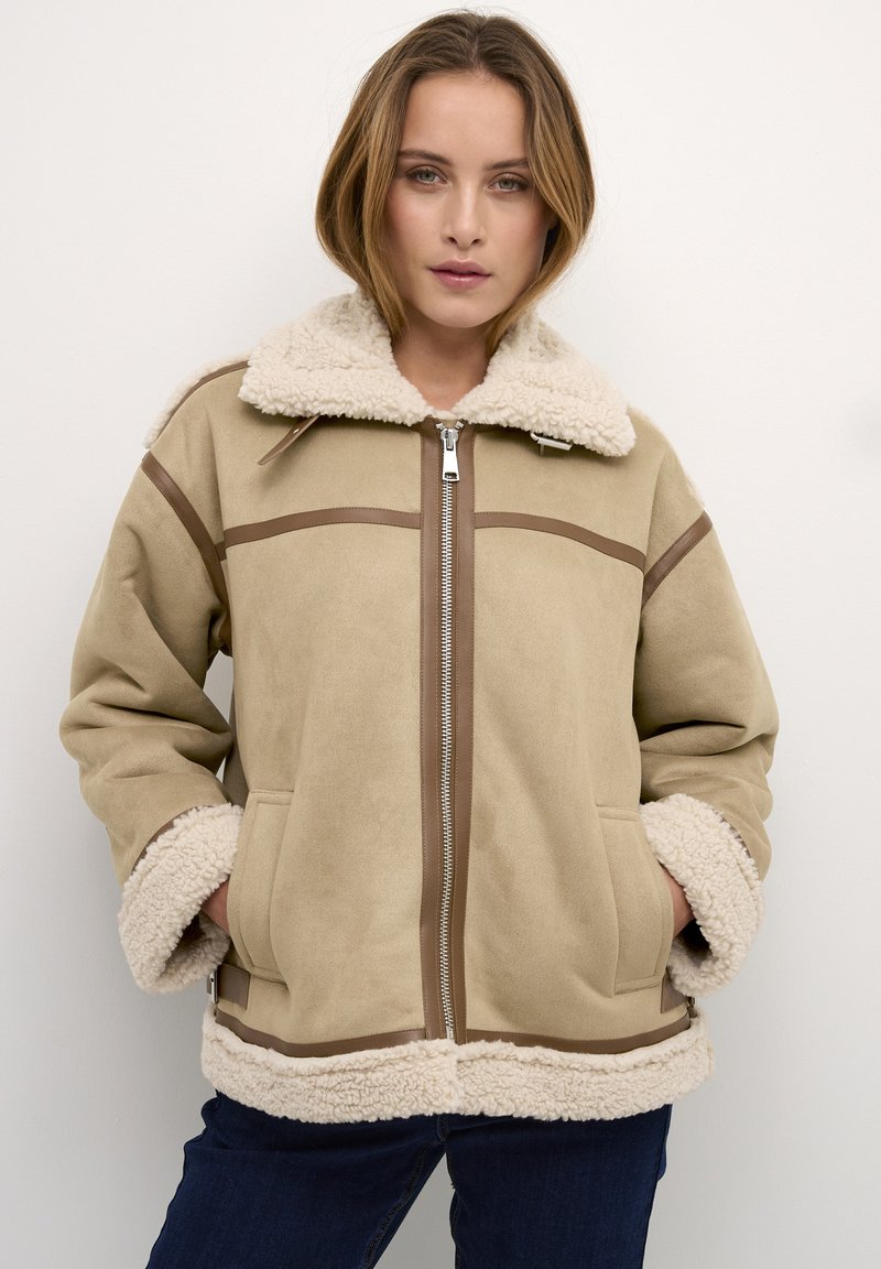 Cream THELMA AVIATOR - Light jacket - crockery/brown - Zalando.ie
