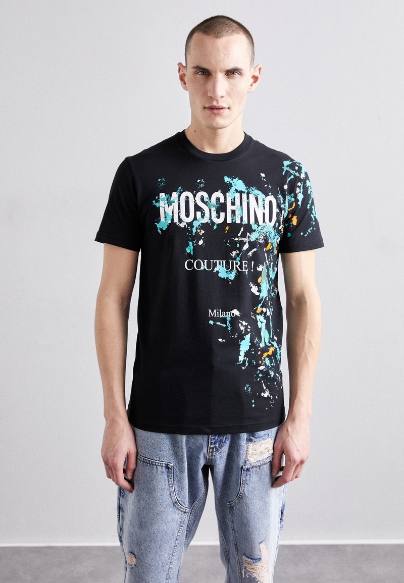 MOSCHINO T-shirt med print - black/svart - Zalando.se